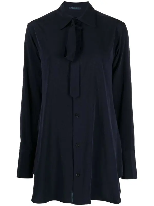 Yohji Yamamoto Lace Fastening Blouse