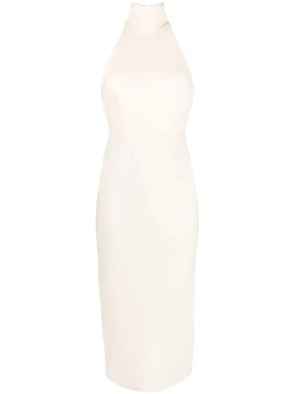 Alex Perry Mannor Halterneck Midi Dress