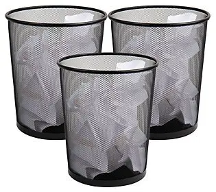 MIND READER Network Collection, Waste Paper Bas Ket, 3