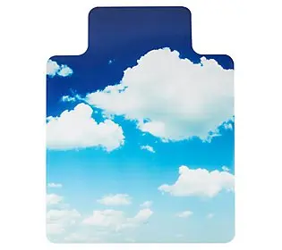 MIND READER 9-to-5 Collection Office Chair Mat.clouds Art