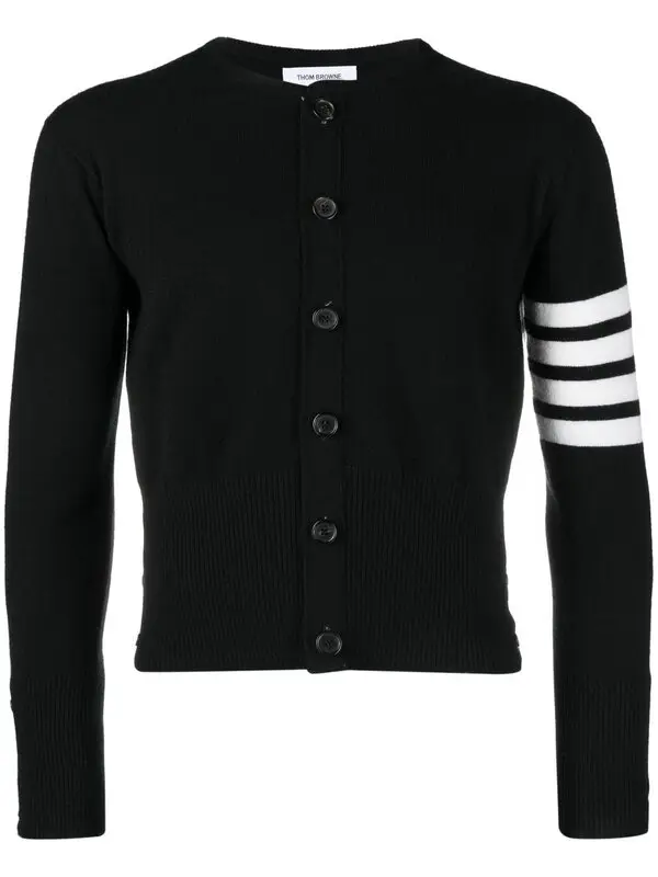 Thom Browne Stripe-detail Knit Cardigan