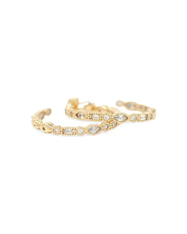 Maje Cubic Zirconia Hoop Earrings
