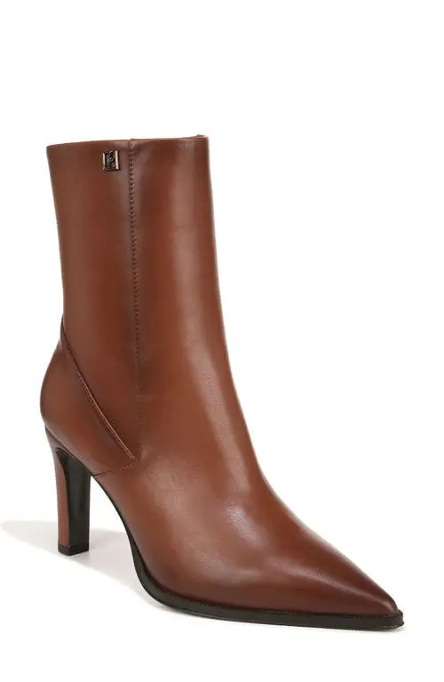 Franco Sarto Appia Leather Booties - Tobacco