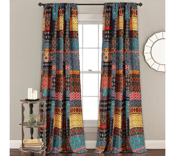 LUSH DECOR Misha Light Filter Multi 52x108 Set Lush Dec Or