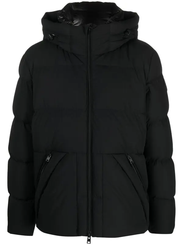 Woolrich Padded Hooded Jacket - Black