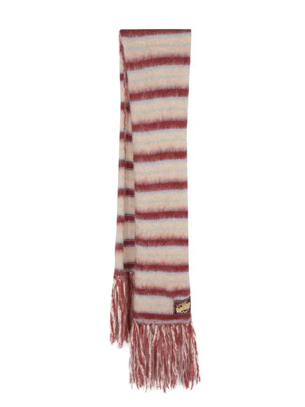 Marni Striped Knit Scarf