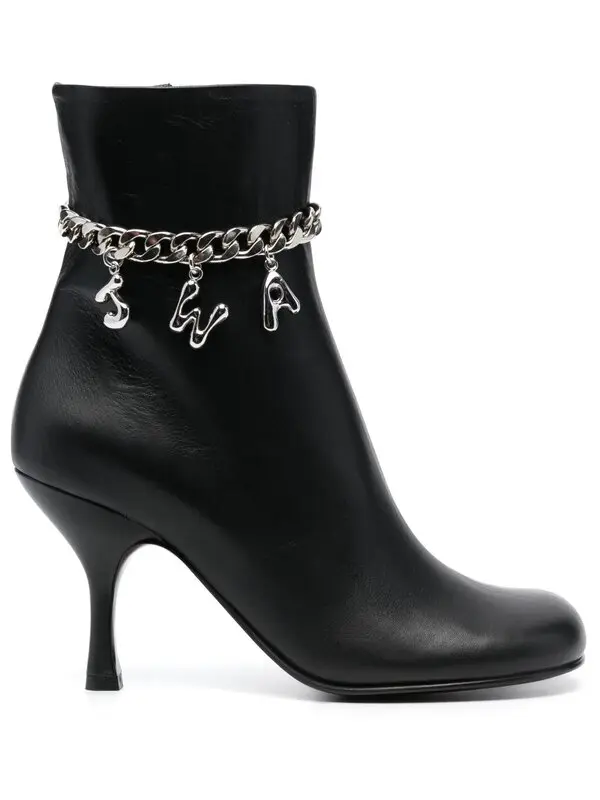 JW Anderson 80mm Logo-embellished Leather Boots