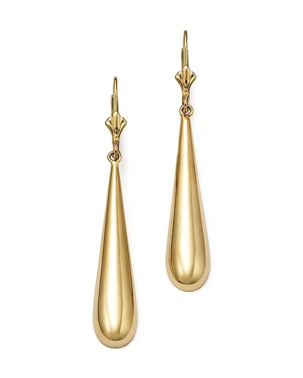 Bloomingdale'S 14k Yellow Teardrop Earrings