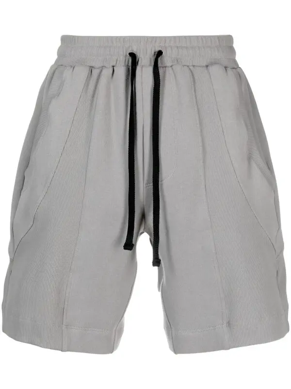 STYLAND Organic Cotton Track Shorts - Grey
