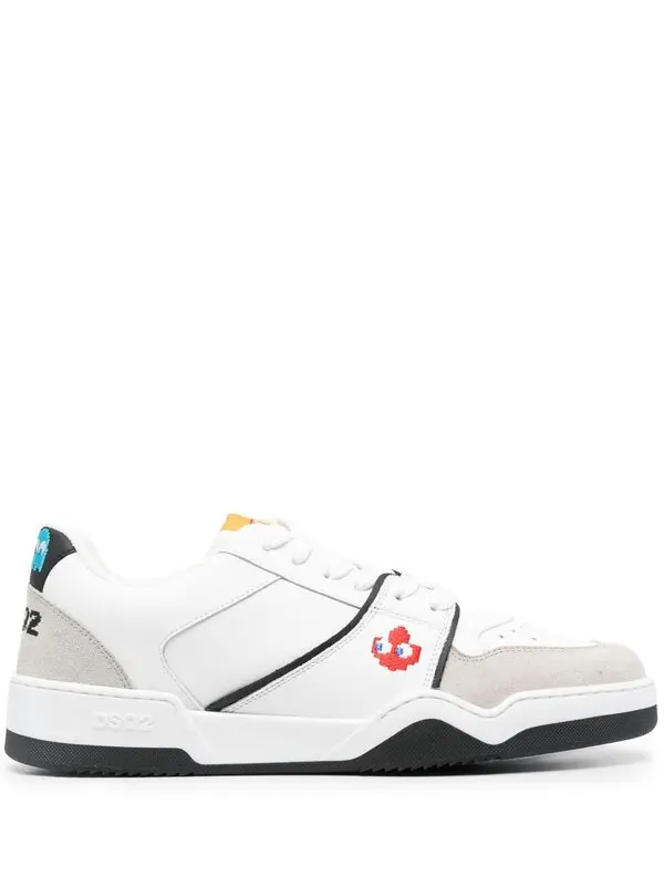 Dsquared2 X Pac-man Panelled Low-top Sneakers - White