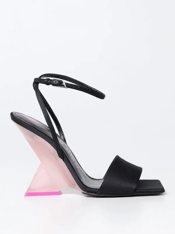 Attico Heeled Sandal - Black