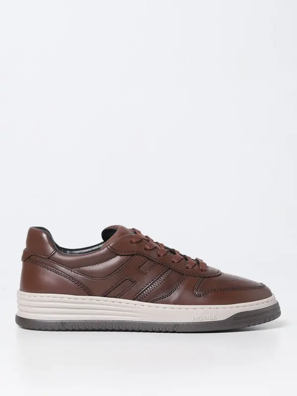 Hogan H630 Leather Sneakers - Brown