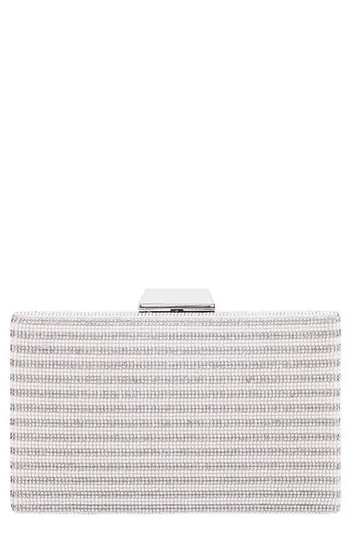 Nina Desyre Embellished Minaudière - White