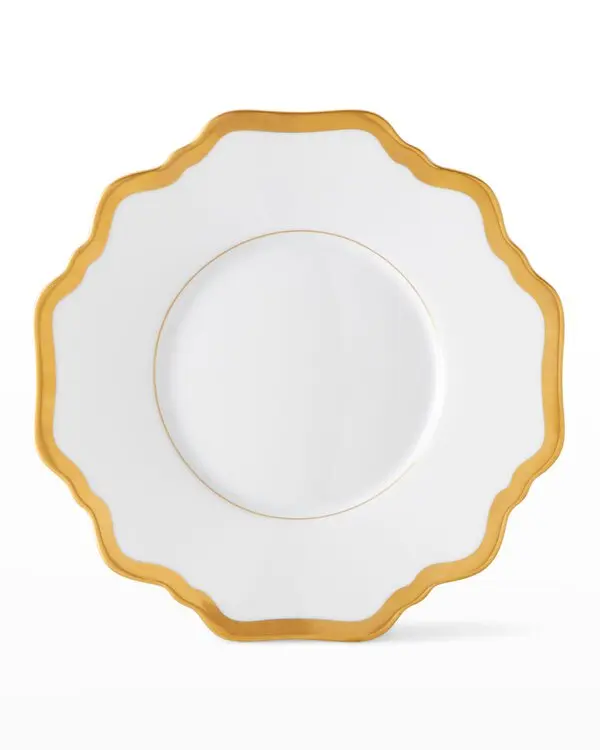 ANNA WEATHERLEY 22k Gold Rimmed Saucer - Multi