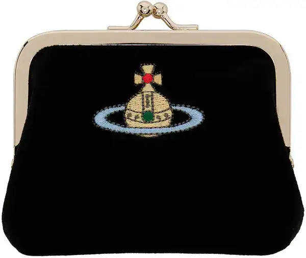 Vivienne Westwood Black Frame Coin Purse In N405 Bla - 20% Off 