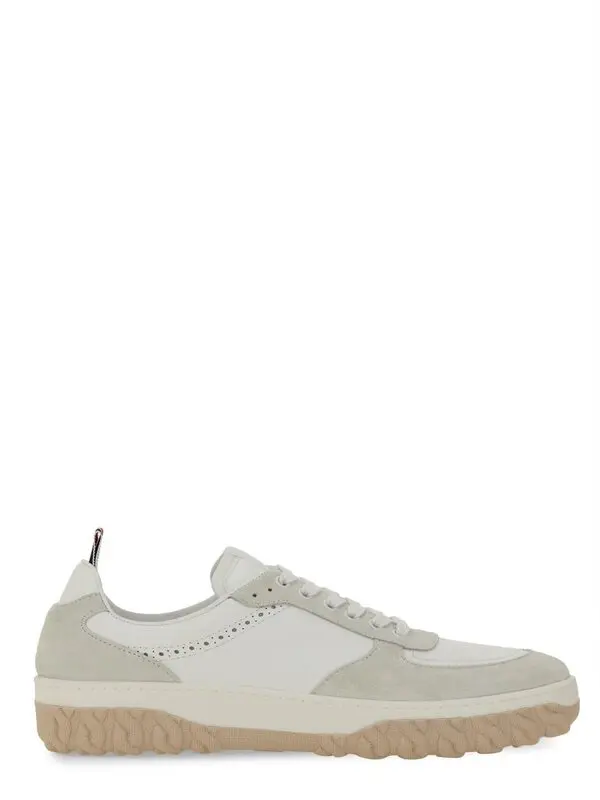 Thom Browne Leather Low Top Sneaker