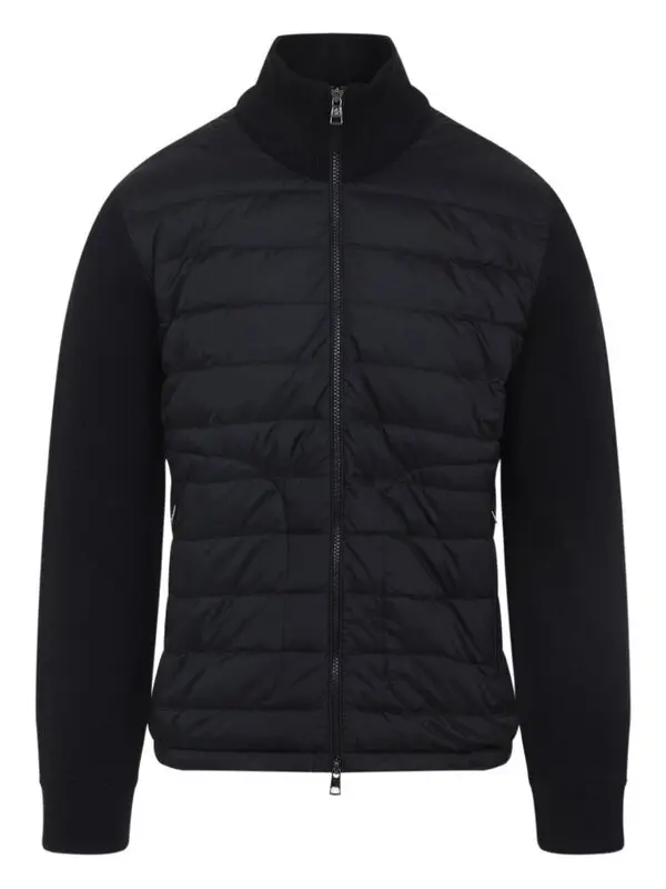 Moncler Padded Cardigan - Black