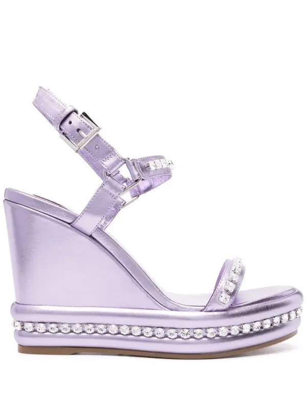 CHRISTIAN LOUBOUTIN Pyrastrass Wedge Sandals