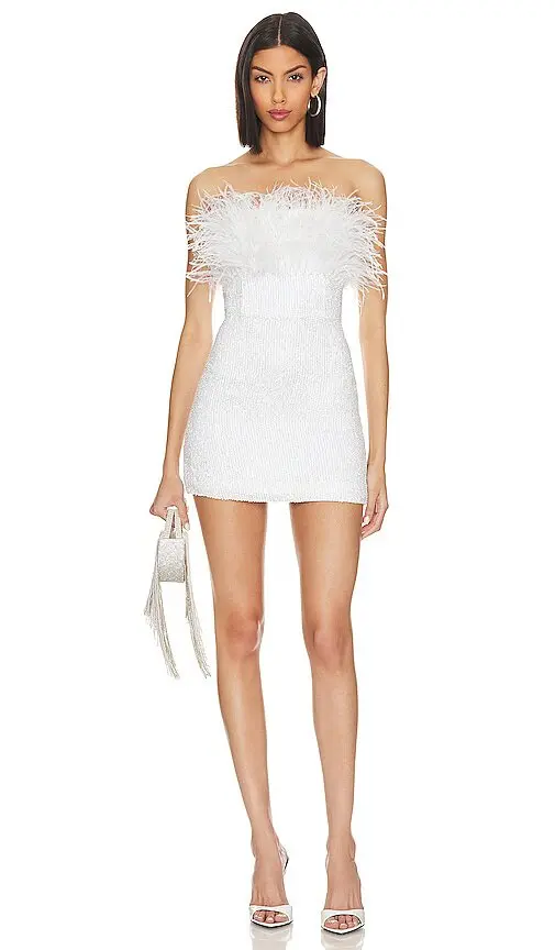 Retrofete Torin Mini Dress - White