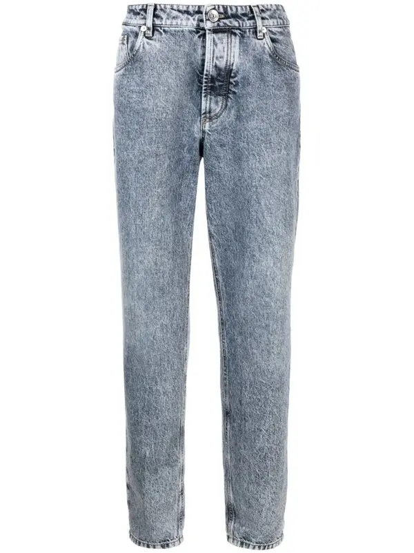 Brunello Cucinelli Mid-rise Straight-leg Jeans