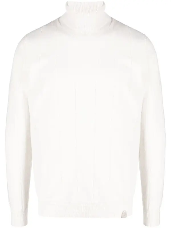 Brioni Roll-neck Cashmere Jumper - Neutrals
