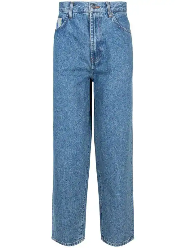 Supreme X Coogi Embroidered Baggy Jeans - Blue | Editorialist