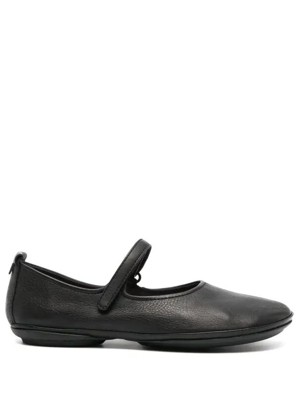 Camper Right Nina Leather Ballerinas - Black