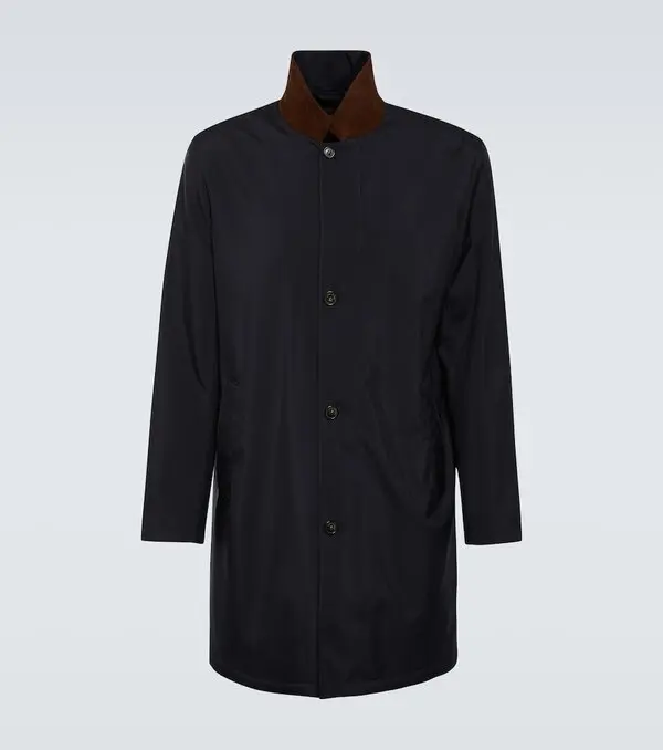 Loro Piana Sebring Raincoat - Blue