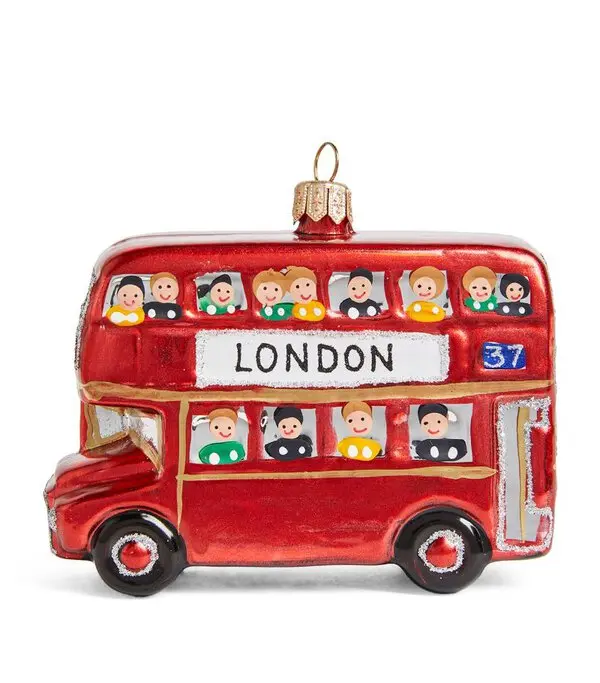 Harrods Doubledecker Bus Tree Decoration Multi Editorialist