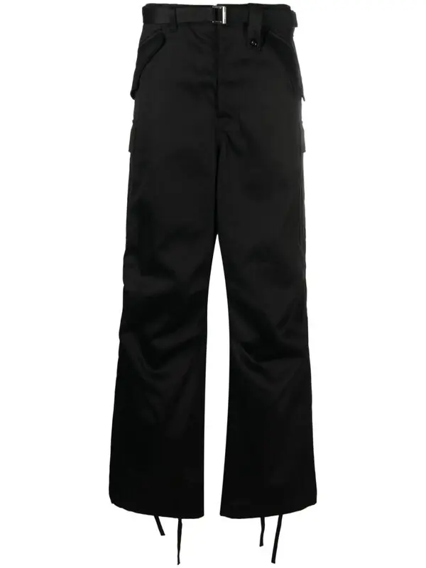 Sacai Straight-leg Cargo-pocket Trousers