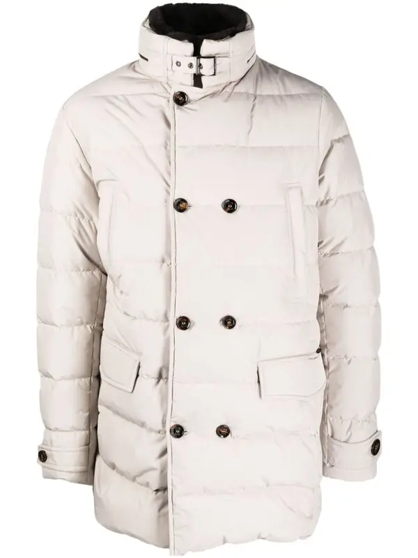 MOORER High-neck Padded Jacket