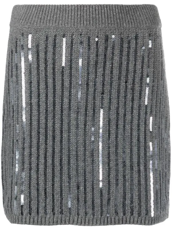 Dorothee Schumacher Sequin-embellished Knitted Skirt