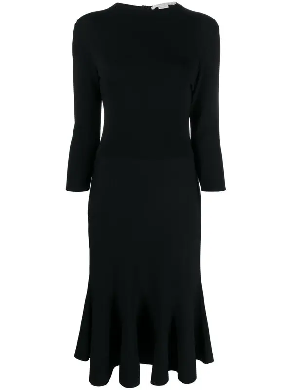 Stella McCartney Knitted Flared Midi Dress