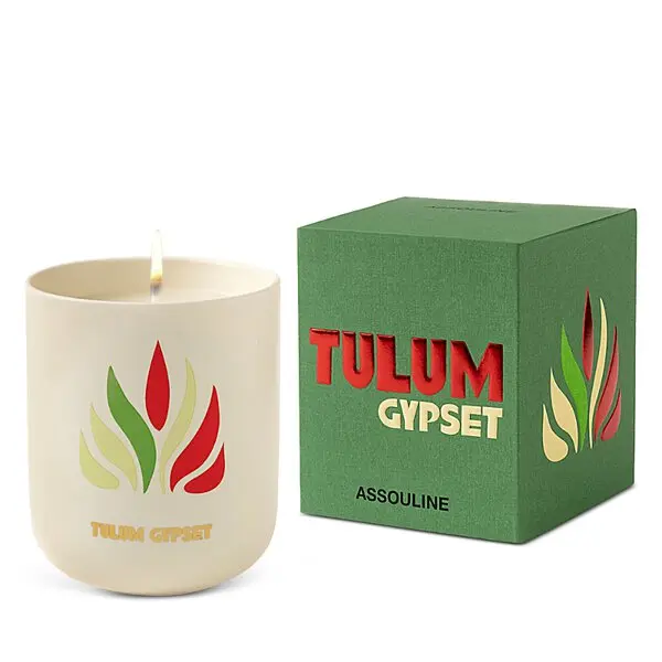 Assouline Tulum Gypset Travel From Home Candle 11.25 Oz