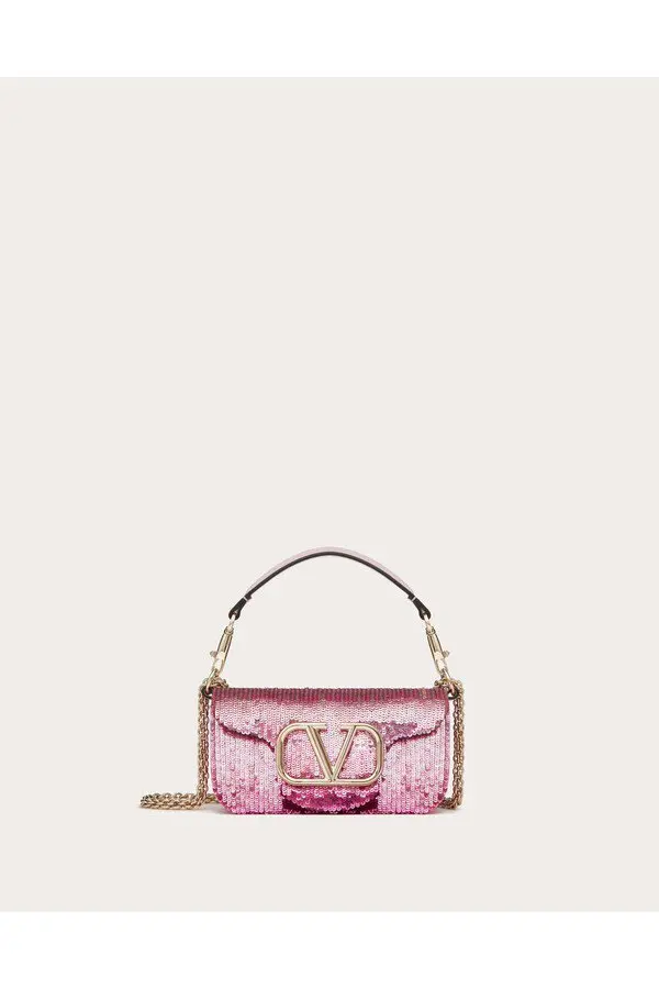 Valentino Garavani Locò Small Shoulder Bag With Gradient-effect ...