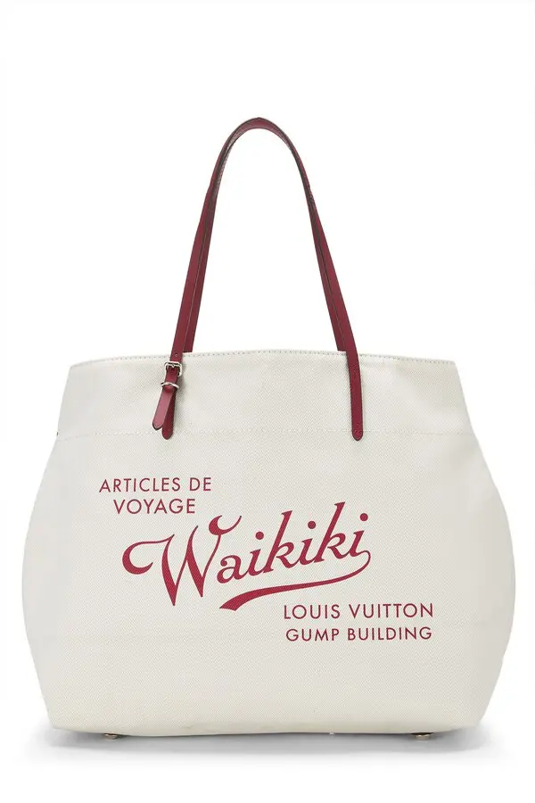 LOUIS VUITTON Canvas Waikiki Articles De Voyage Cabas Tote Gm