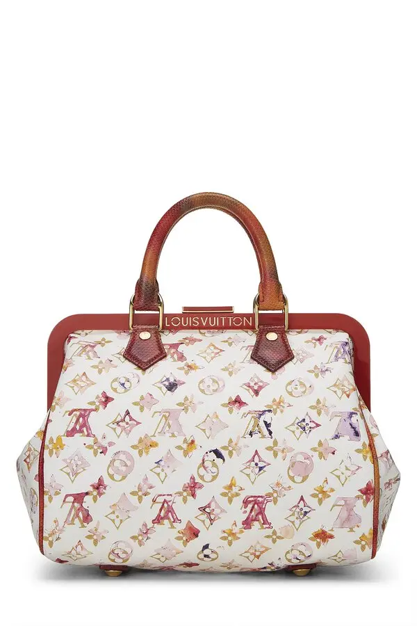 LOUIS VUITTON Richard Prince X Limited Edition Monogram Watercolor Frame Speedy