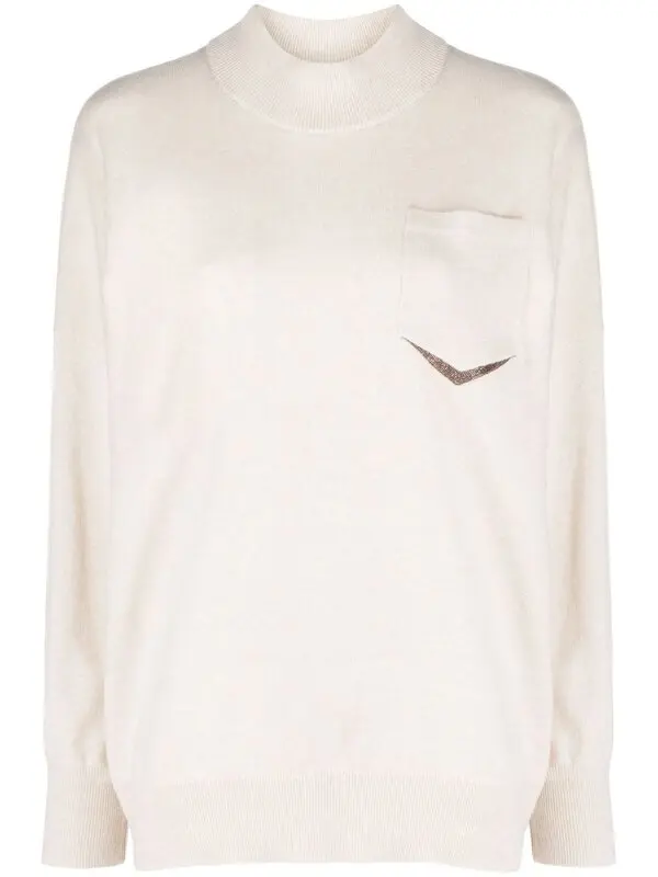 Brunello Cucinelli Monili-detail Cashmere Jumper