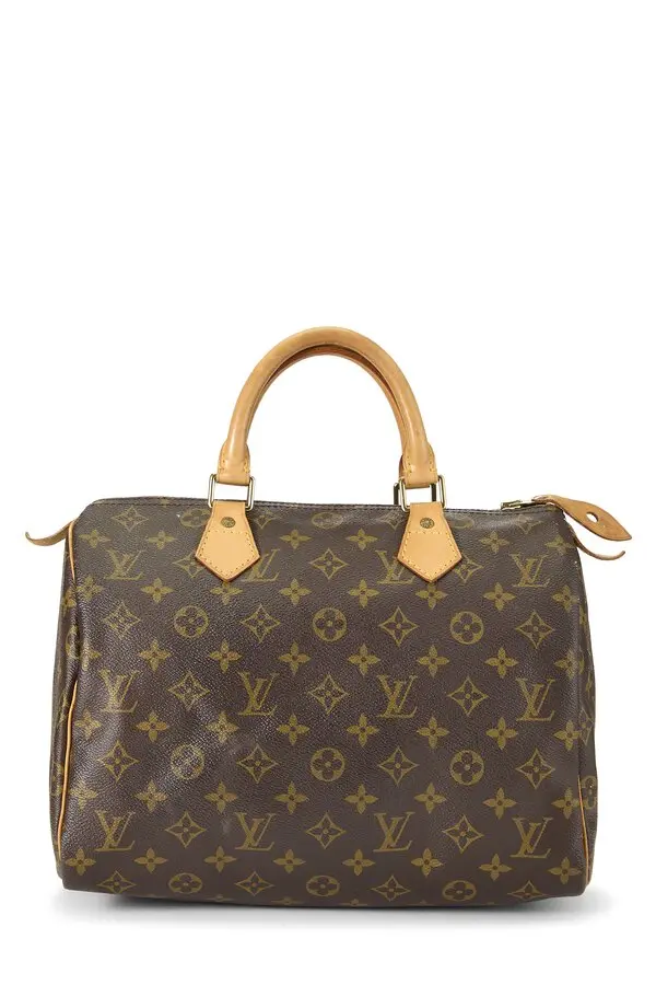 LOUIS VUITTON Monogram Canvas Speedy 30 - Brown