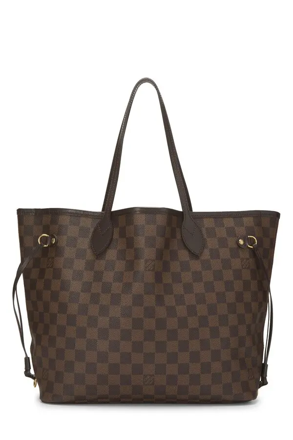 LOUIS VUITTON Damier Ebene Neverfull - Brown