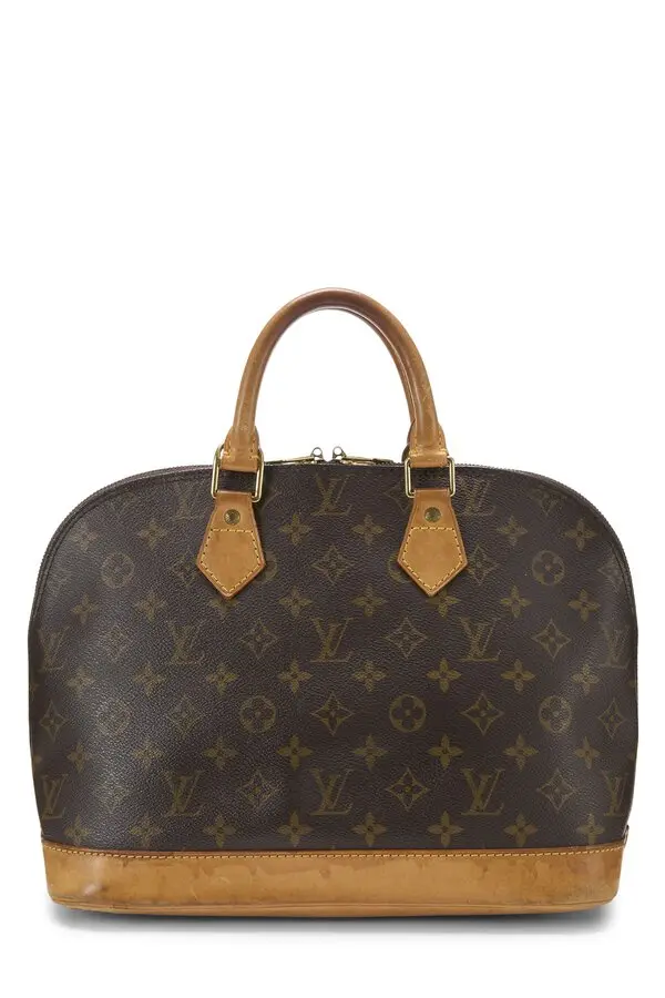 LOUIS VUITTON Monogram Canvas Alma Pm - Brown