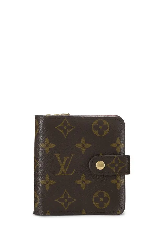 LOUIS VUITTON Monogram Canvas Compact Zip Wallet