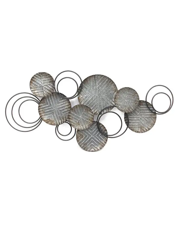 Buy STRATTON HOME DECOR Galvanized Plates Wall Decor Nocolor At 40