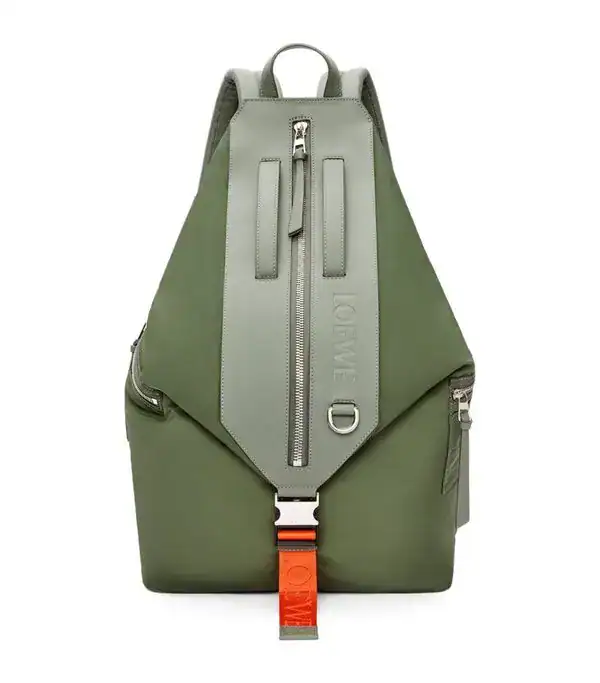 Loewe Convertible Backpack - Green | Editorialist
