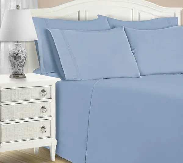 SUPERIOR 1200tc Cotton Blend Deep Pocket 6-pc S Eet Set, King