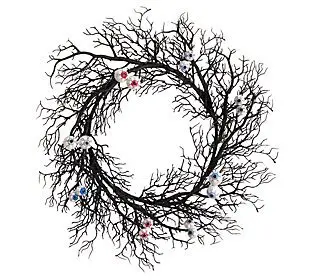 NEARLY NATURAL 30' Halloween Gazing Eyeballs Tw G Wreath
