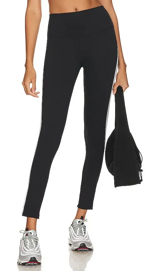 Splits59 Clare High Waist Rigor 7/8 Leggings - Black & White