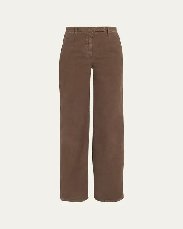 THE ROW Eglitta Straight-leg Corduroy Pants