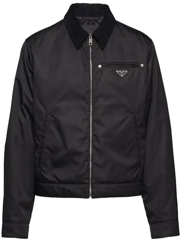 Prada Re-Nylon Blouson Jacket - Black | Editorialist