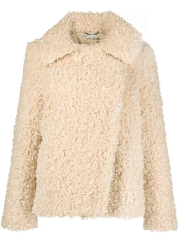 Stella McCartney Teddy Faux-fur Oversized Coat